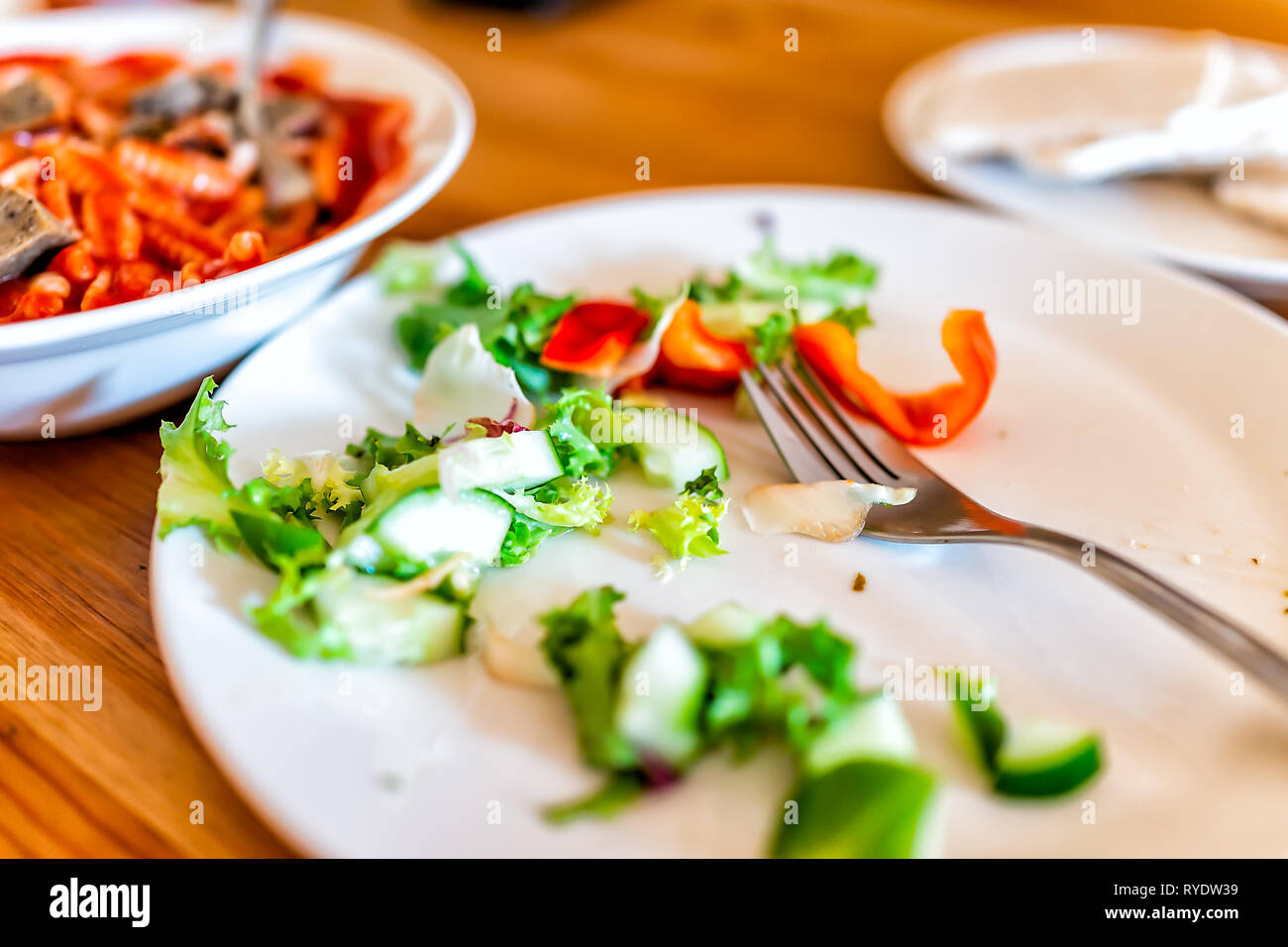 Messy table with spaghetti hi-res stock photography and images - Alamy