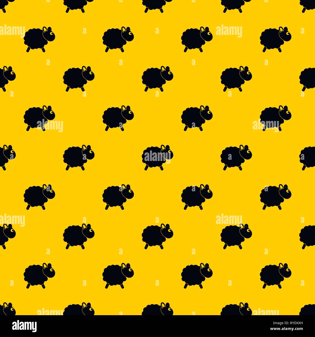 Sheep pattern vector Stock Vector Image & Art - Alamy