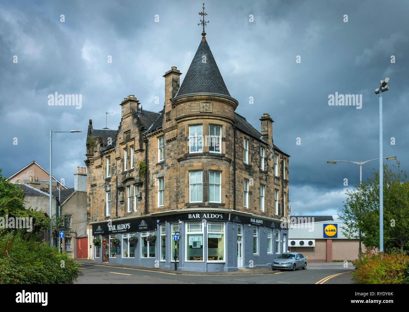 The Bar Aldo's building, Alloa, Clackmannanshire, Scotland, UK Stock ...