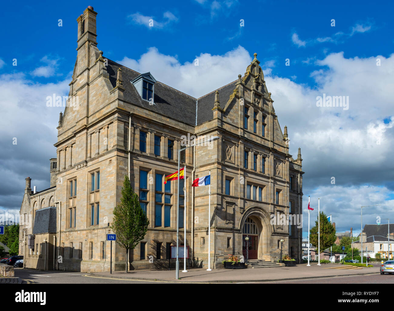 Architecture building scotland clackmannanshire hi-res stock ...