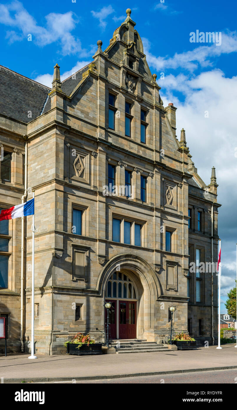 Architecture building scotland clackmannanshire hi-res stock ...