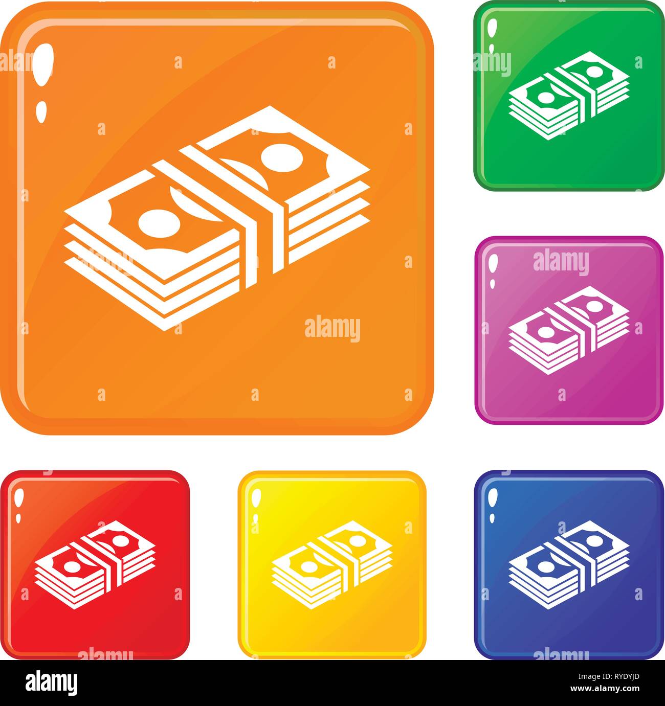 Simple icon vector euro note Stock Vector Images - Alamy