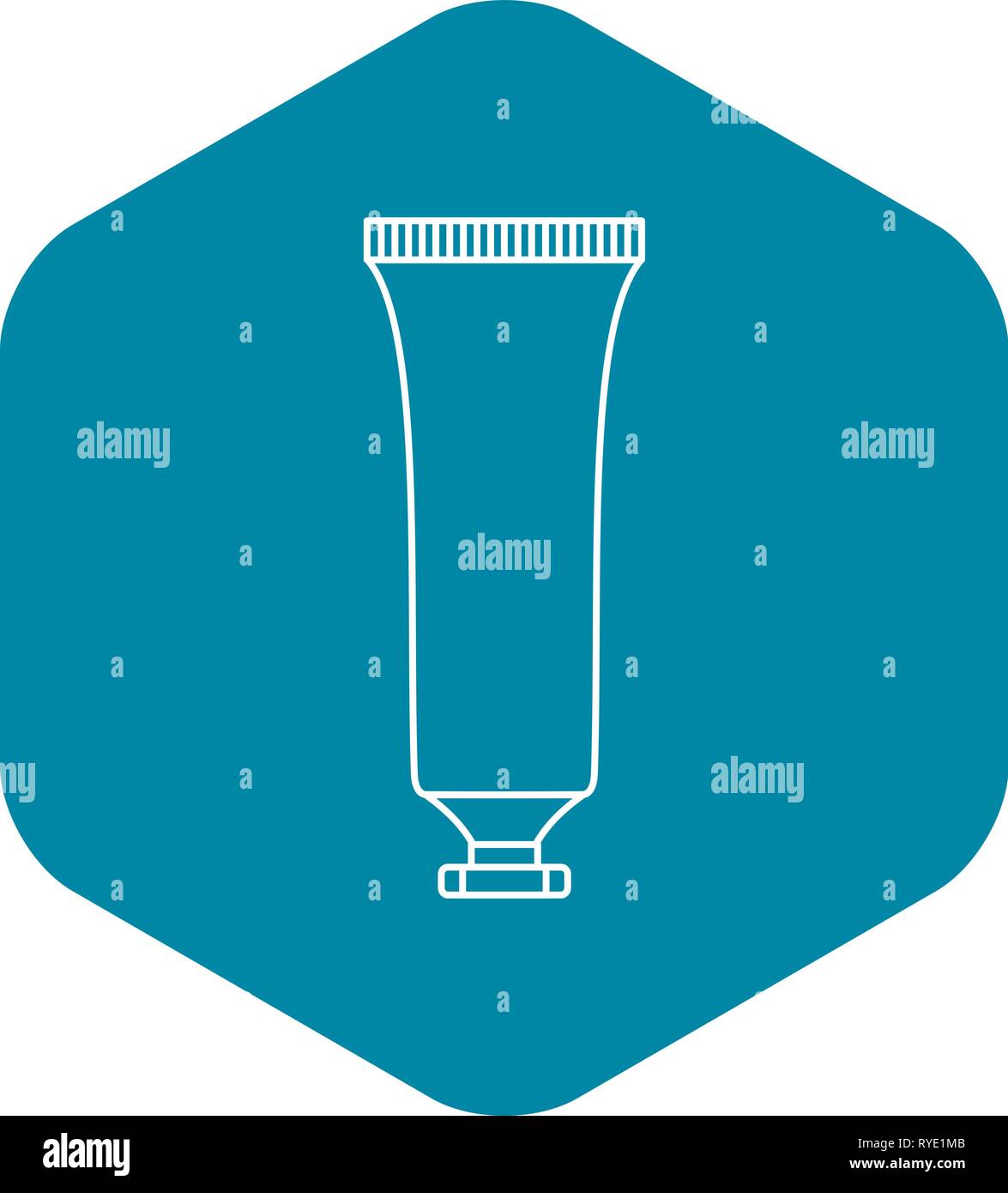 Cosmetic tube icon, outline style Stock Vector Image & Art - Alamy