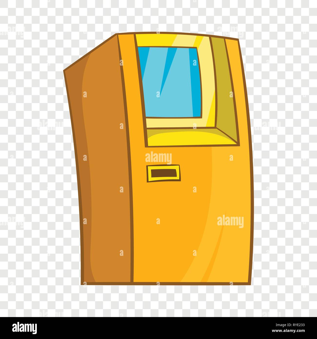 ATM bank cash machine icon, cartoon style Stock Vector Image & Art - Alamy