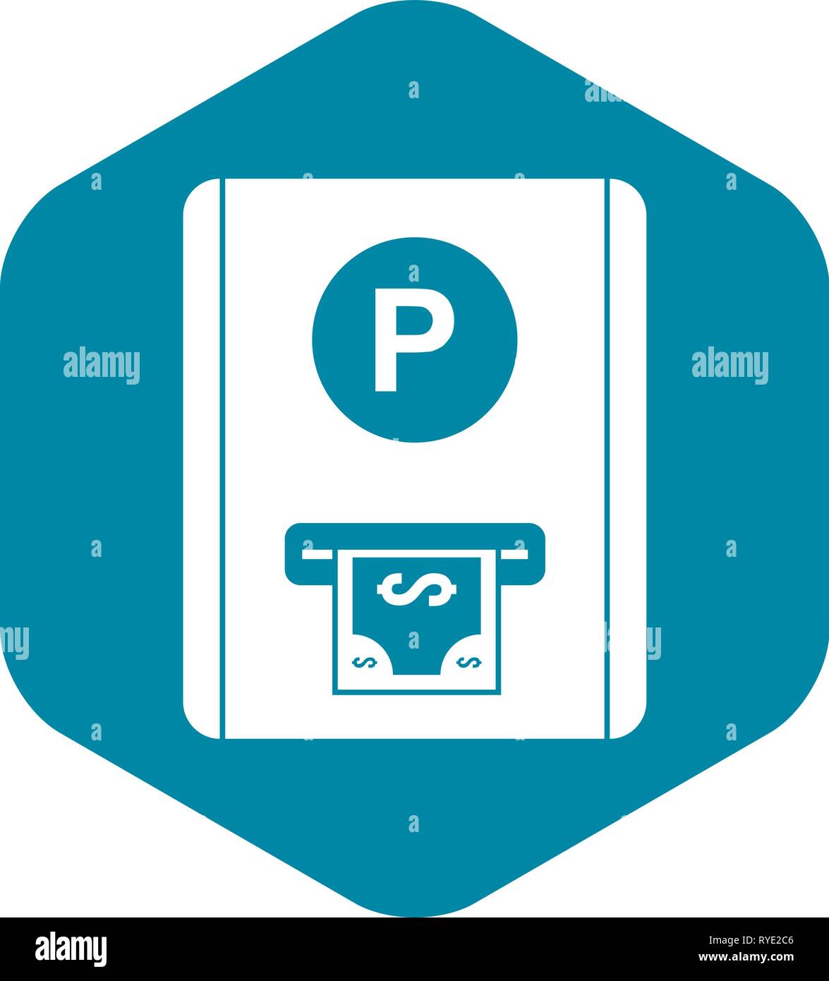 Parking fee icon, simple style Stock Vector Image & Art - Alamy