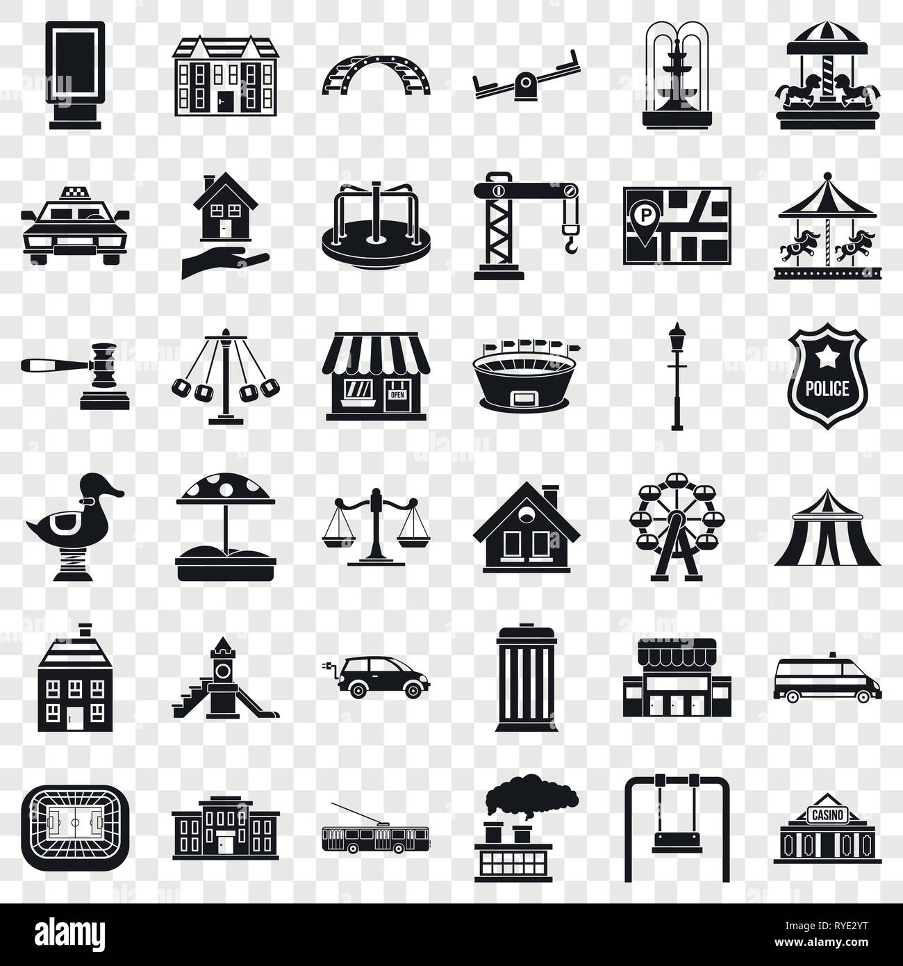 Swan bench Stock Vector Images - Alamy