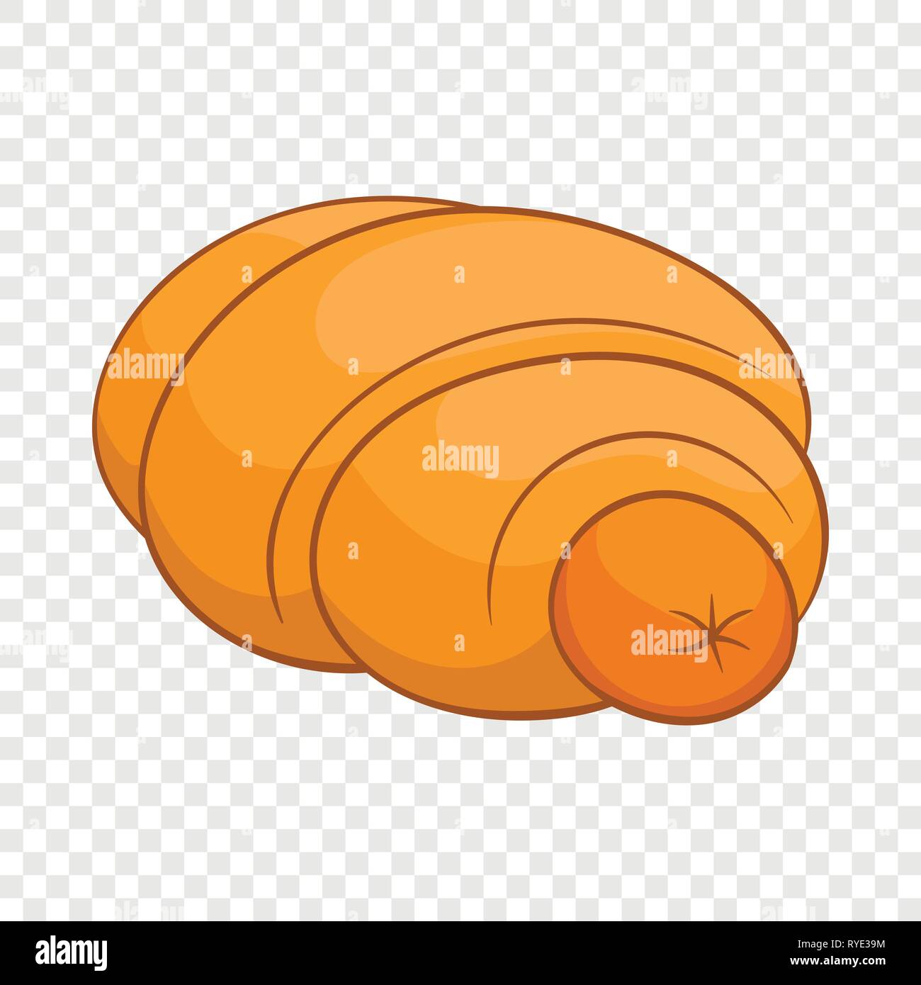 Sausage roll icon in cartoon style Stock Vector Image & Art - Alamy