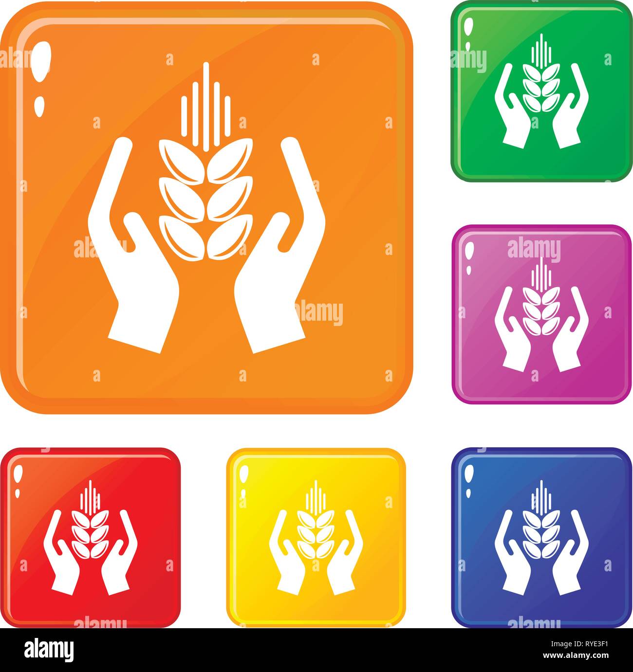 Crop protection icons set vector color Stock Vector Image & Art - Alamy