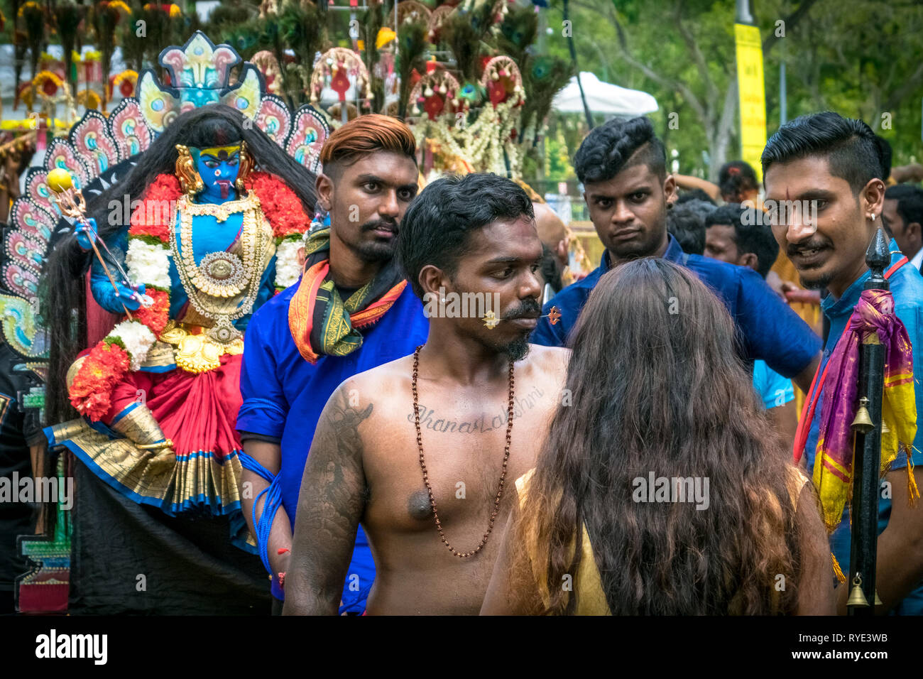 Kavadi ritual hi-res stock photography and images - Alamy