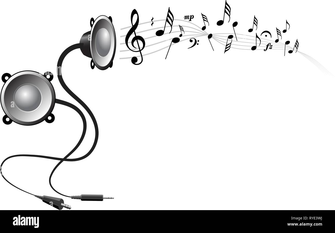 Abstract music background Stock Vector Image & Art - Alamy