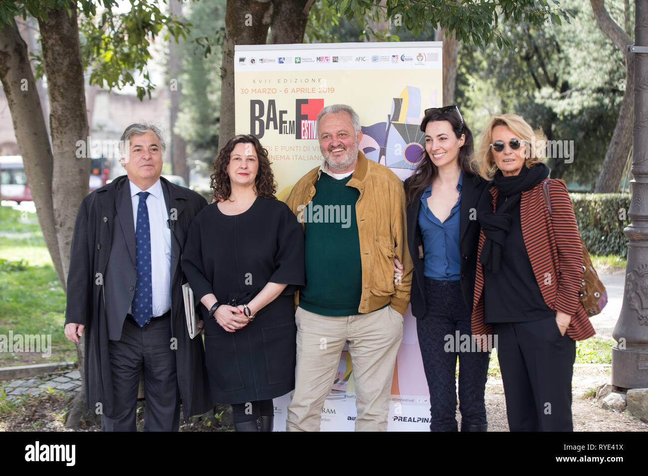 Roma, Italy. 13th Mar, 2019. Alessandro Munari, Manuela Maffioli, Steve ...