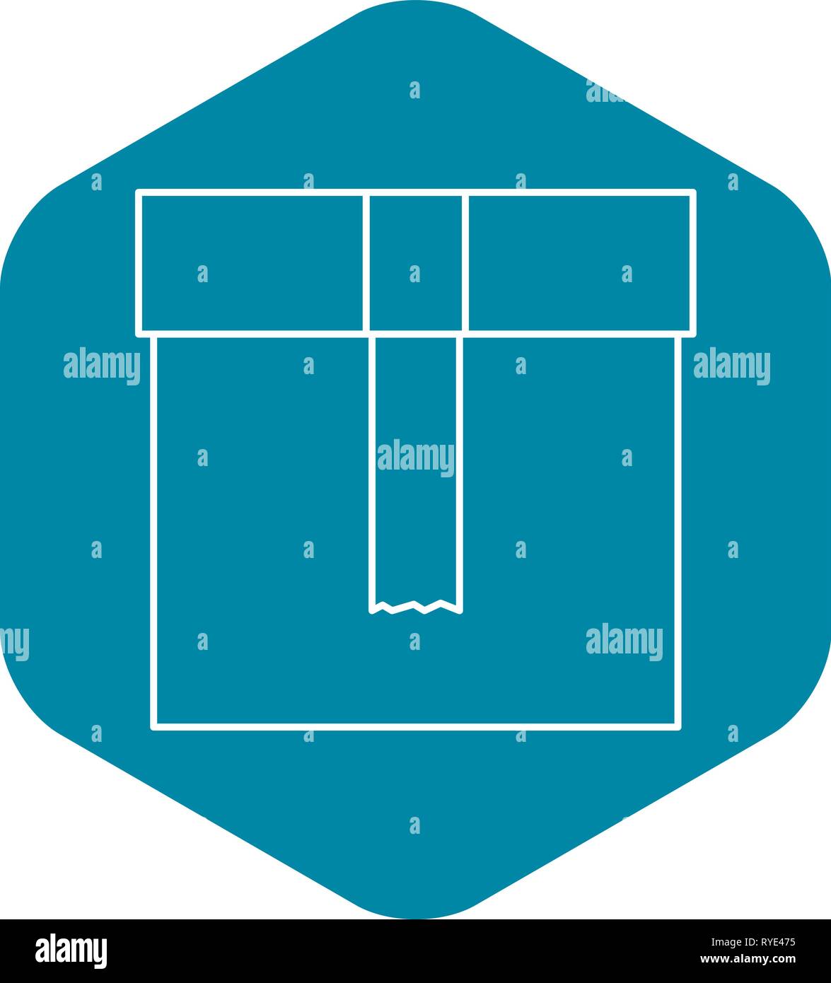 Carton package box icon, outline style Stock Vector Image & Art - Alamy