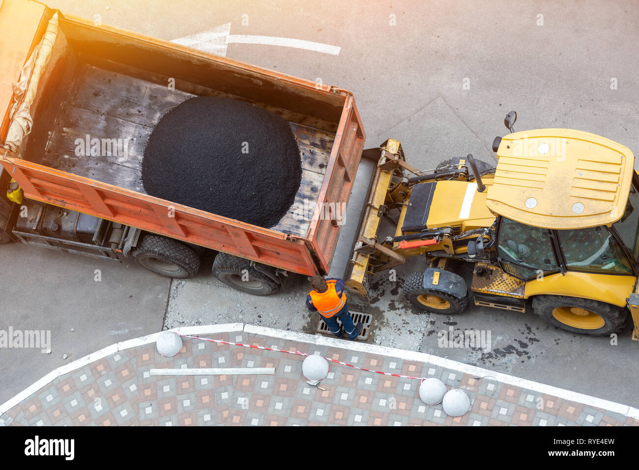Asphalt Work High Resolution Stock Photography and Images - Alamy
