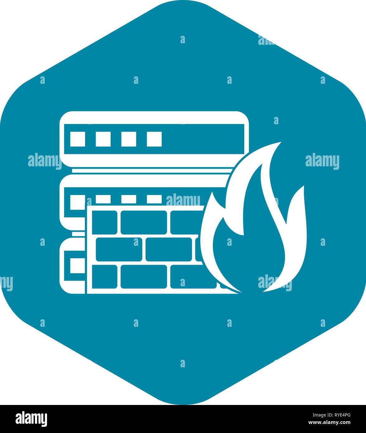 Database and firewall icon, simple style Stock Vector Image & Art - Alamy