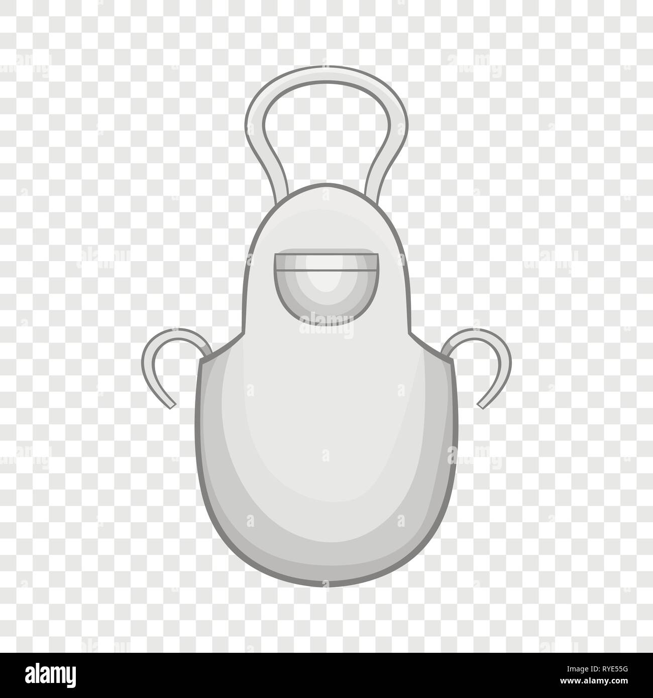 White apron icon in cartoon style Stock Vector Image & Art - Alamy