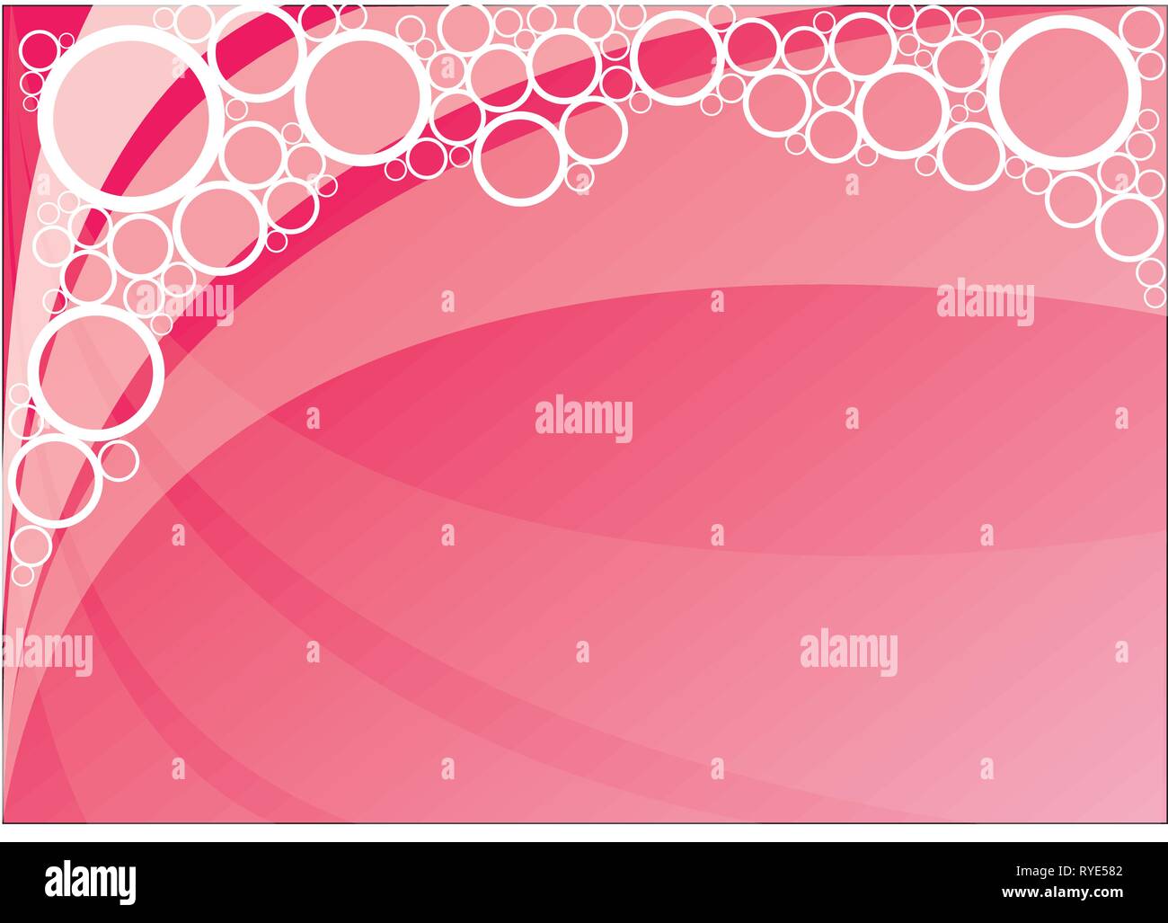 Pink bubbles background with circles Stock Vector Image & Art - Alamy