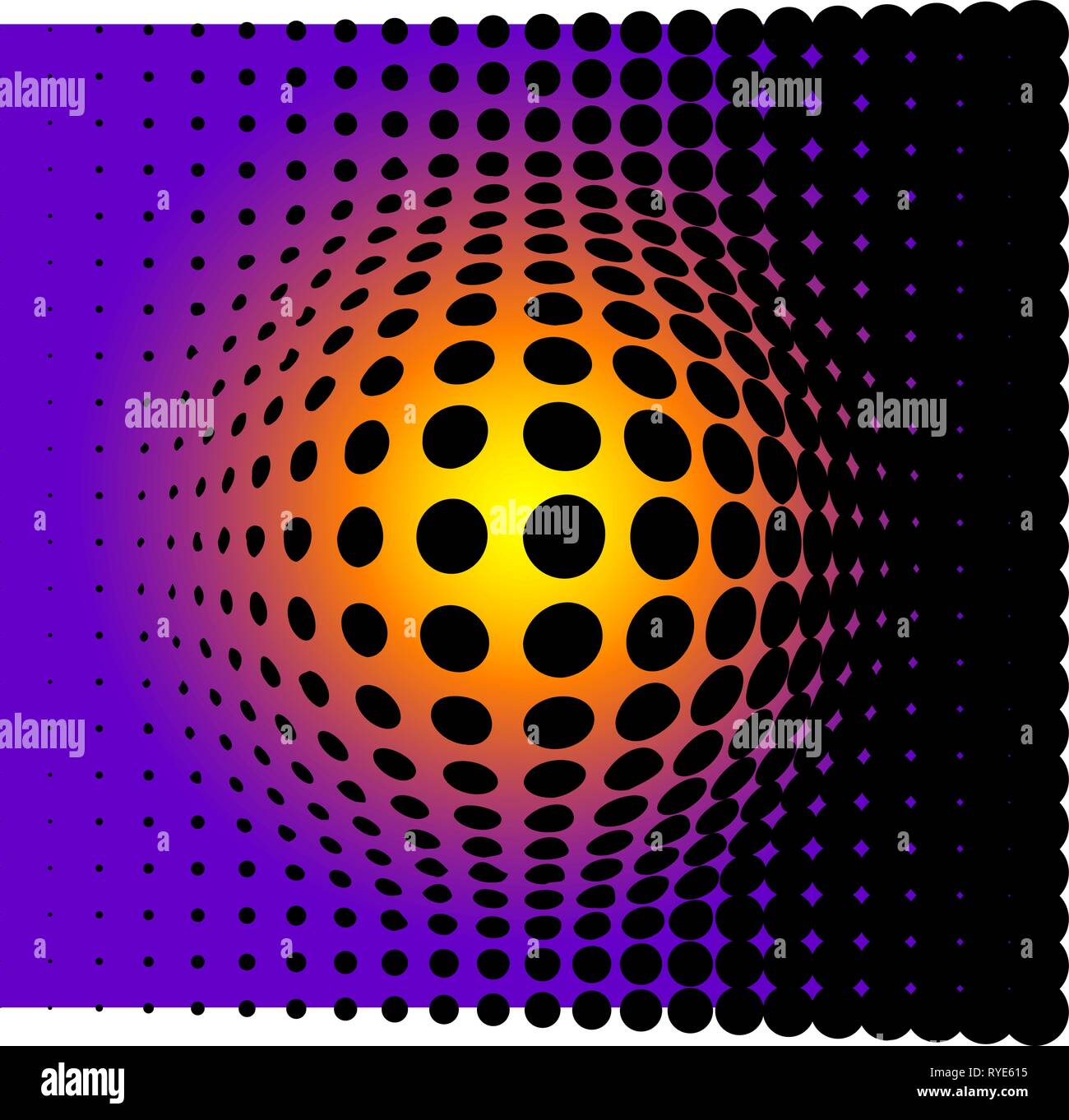 3D abstract background made from black dots Stock Vector Image & Art ...