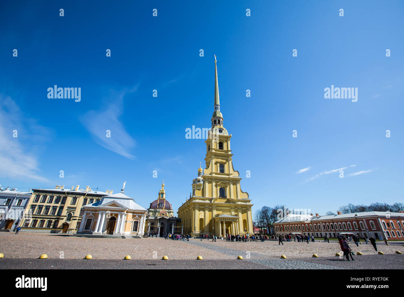 Peter and Paul Cathedral, 18th-century Romanov dynasty burial site ...