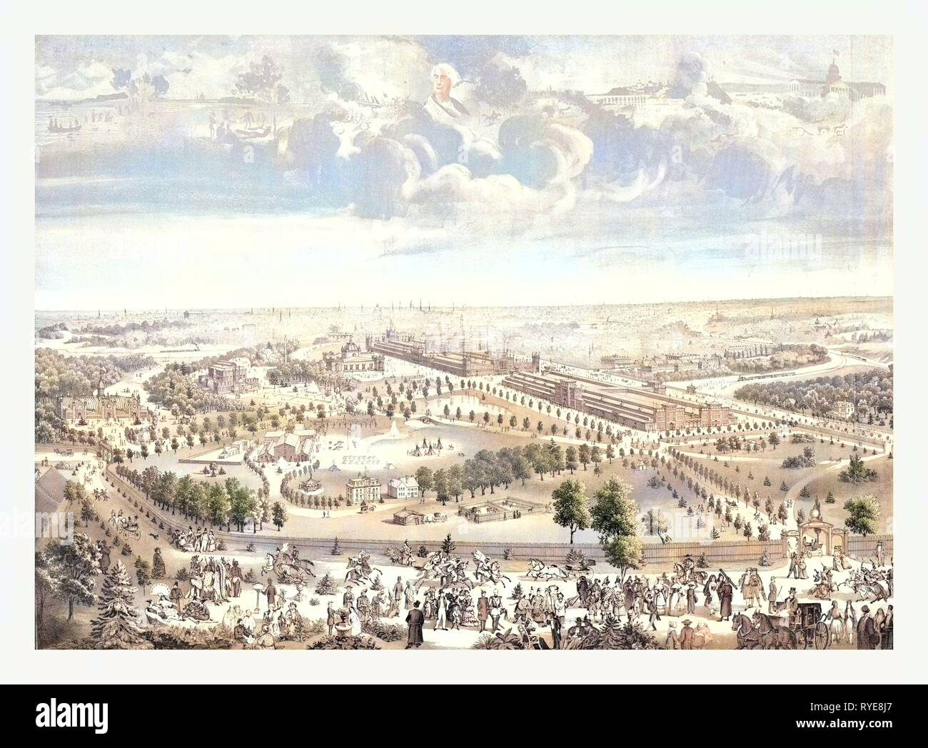 Philadelphia exposition of 1876 hi-res stock photography and images - Alamy