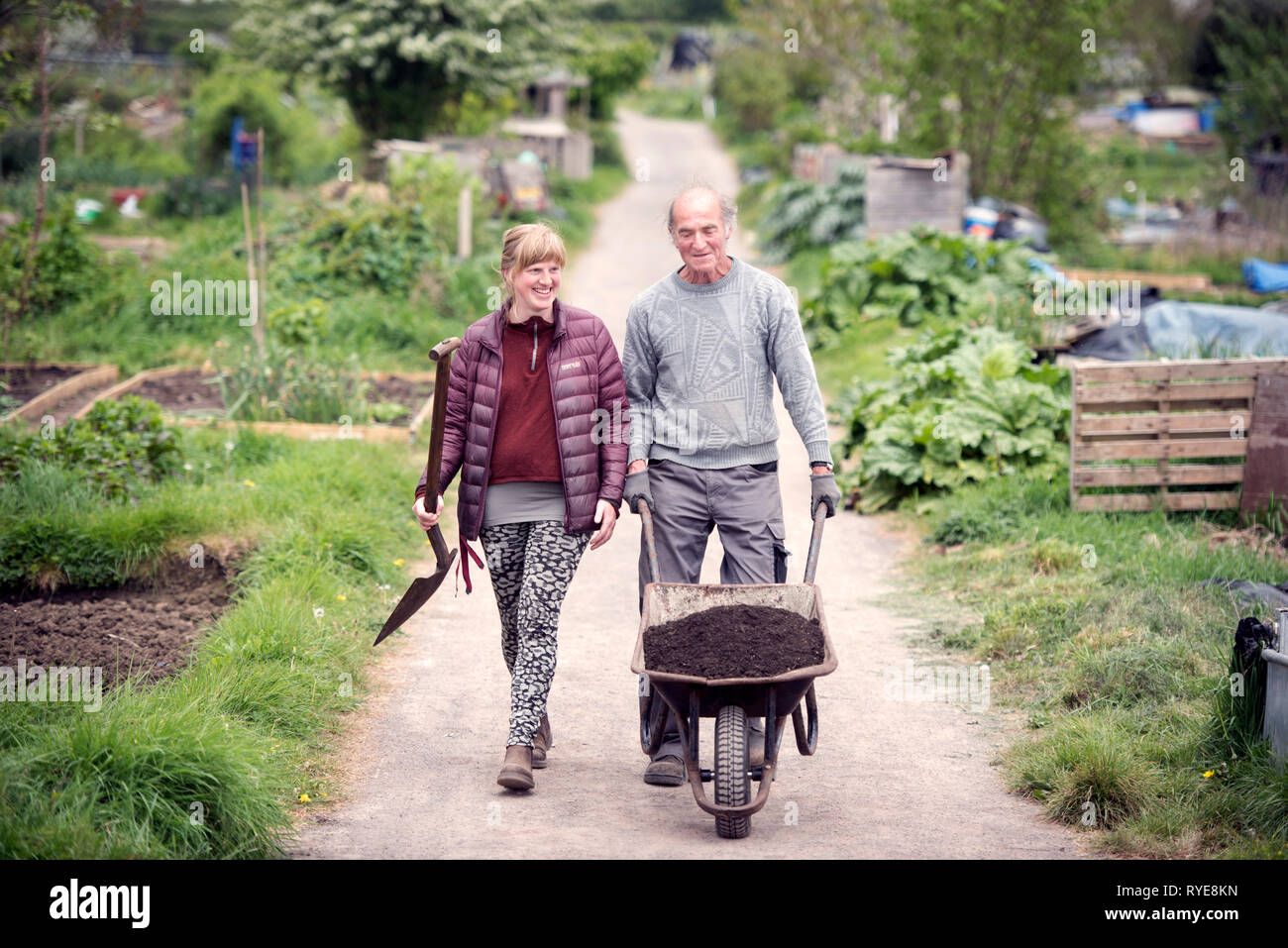 Gardeners at golden hill bristol hi-res stock photography and images ...
