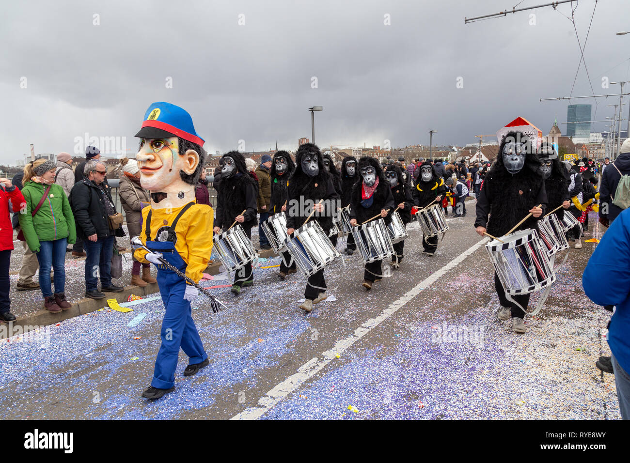 Carnival of Basel 2019 Stock Photo - Alamy