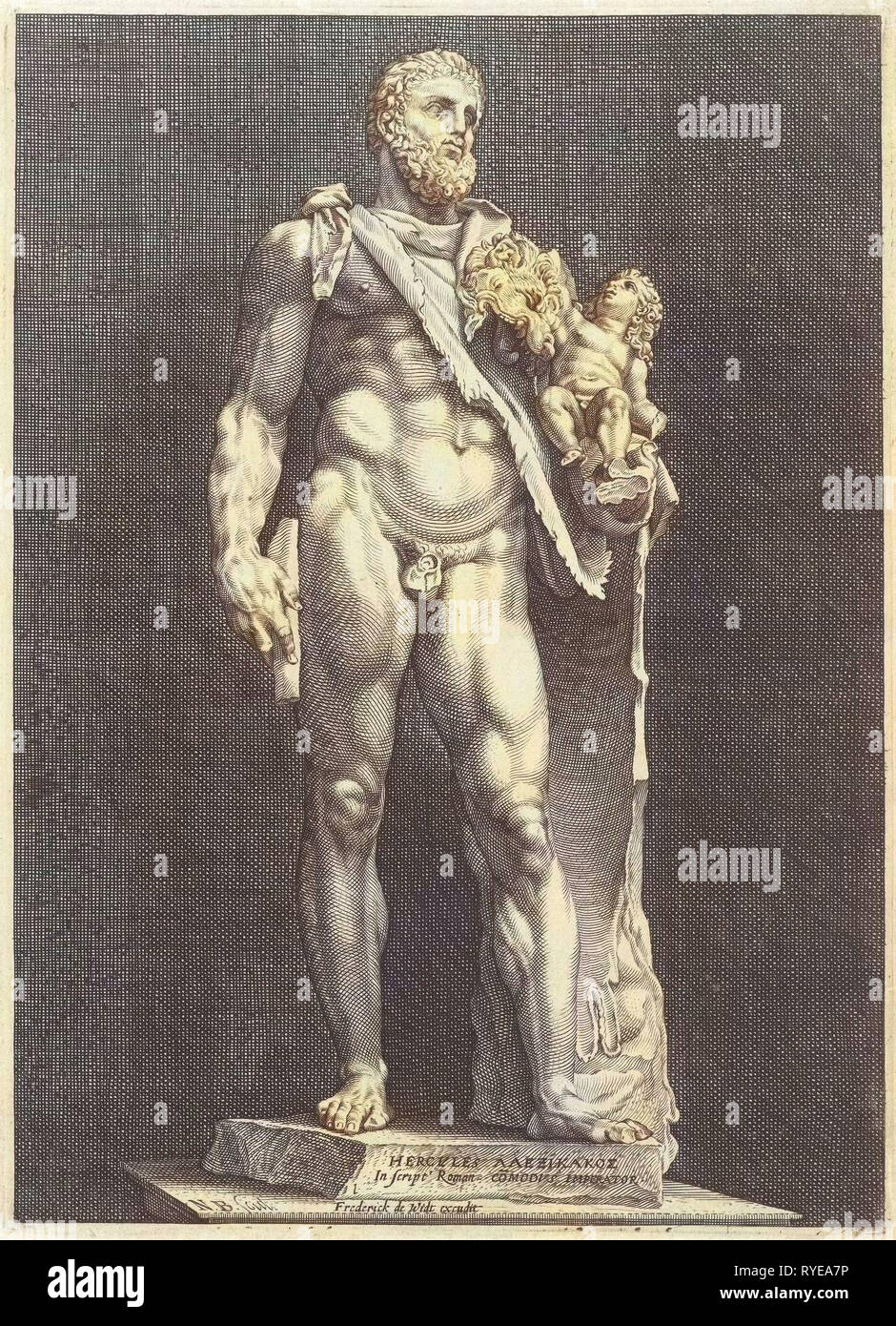 Hercules and Telephos, Nicolaes de Bruyn, Hendrick Goltzius, Frederik ...