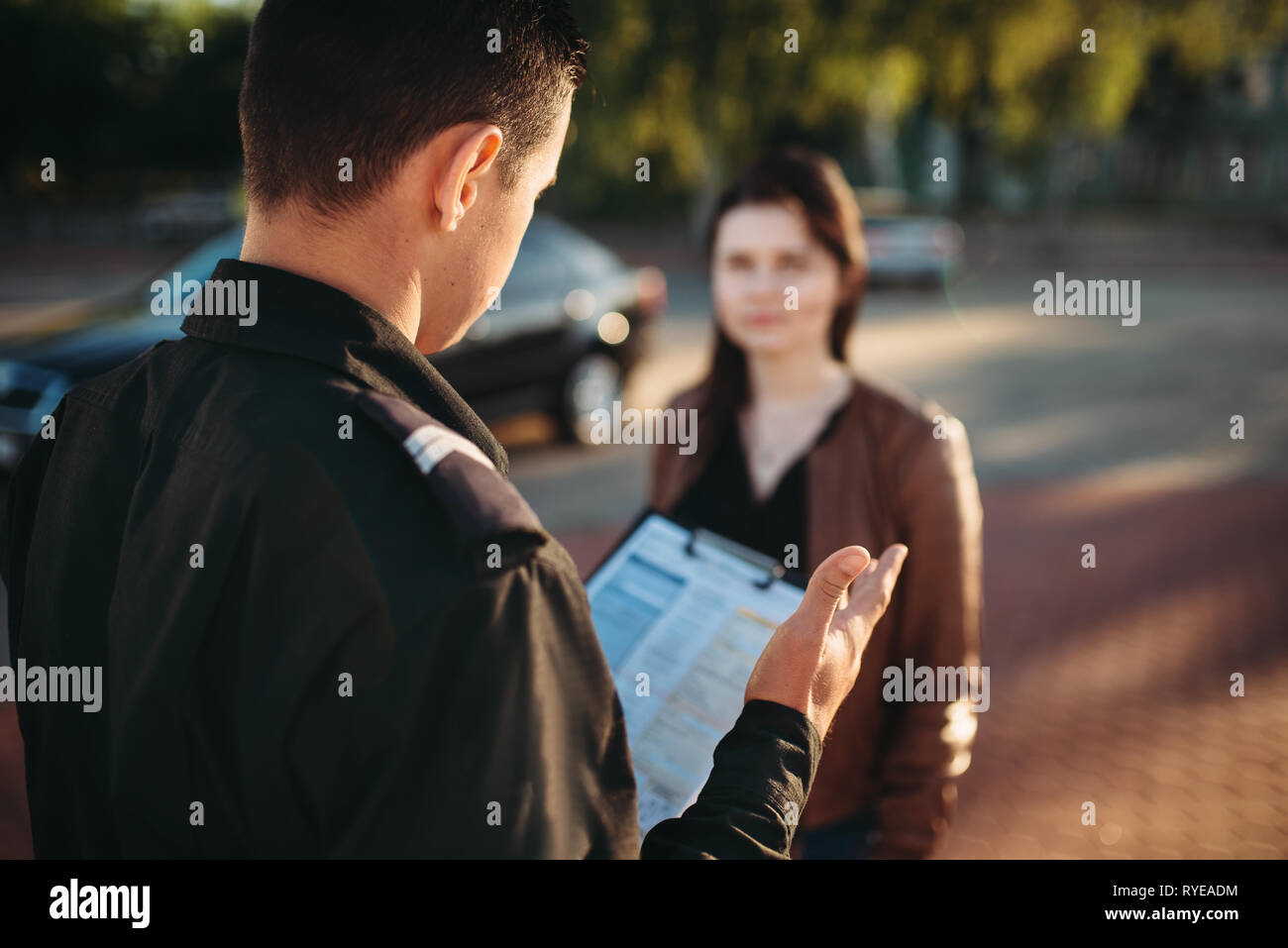 Law enforcement officers woman uniform hi-res stock photography and ...