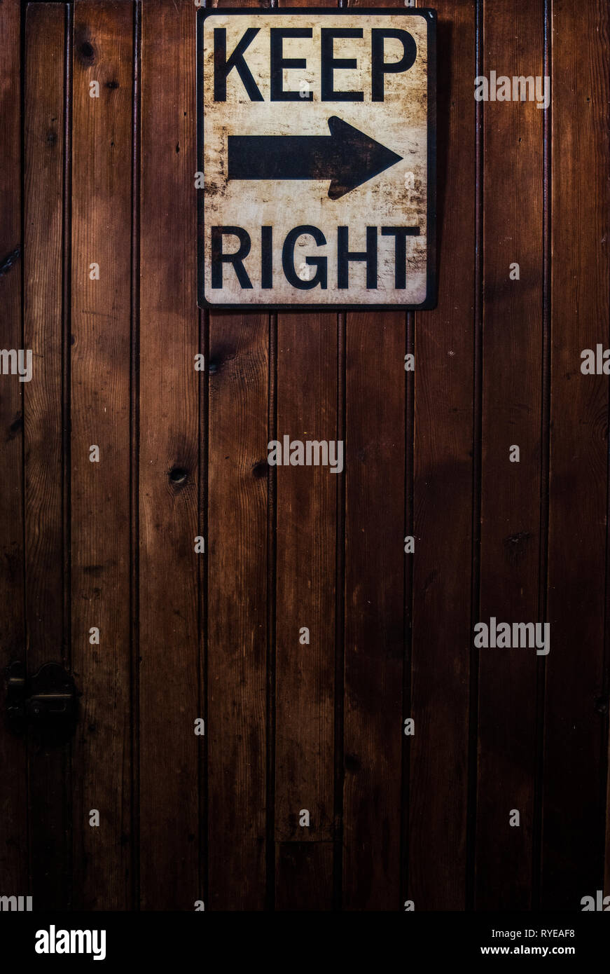 Traffic Sign Keep Right High Resolution Stock Photography and Images ...