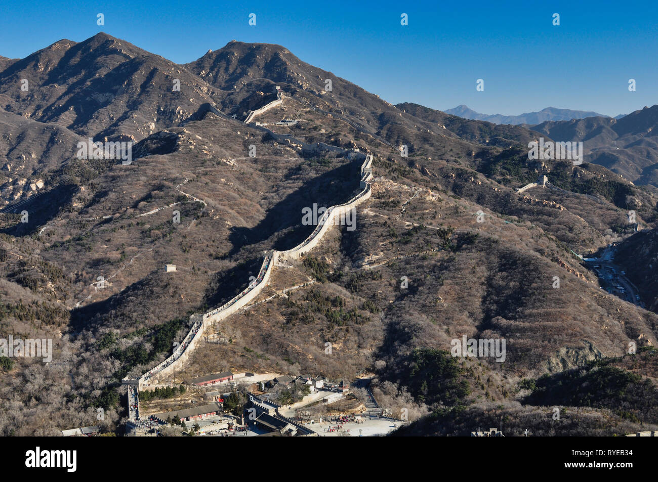 Old chinese blue bricks wall hi-res stock photography and images - Alamy