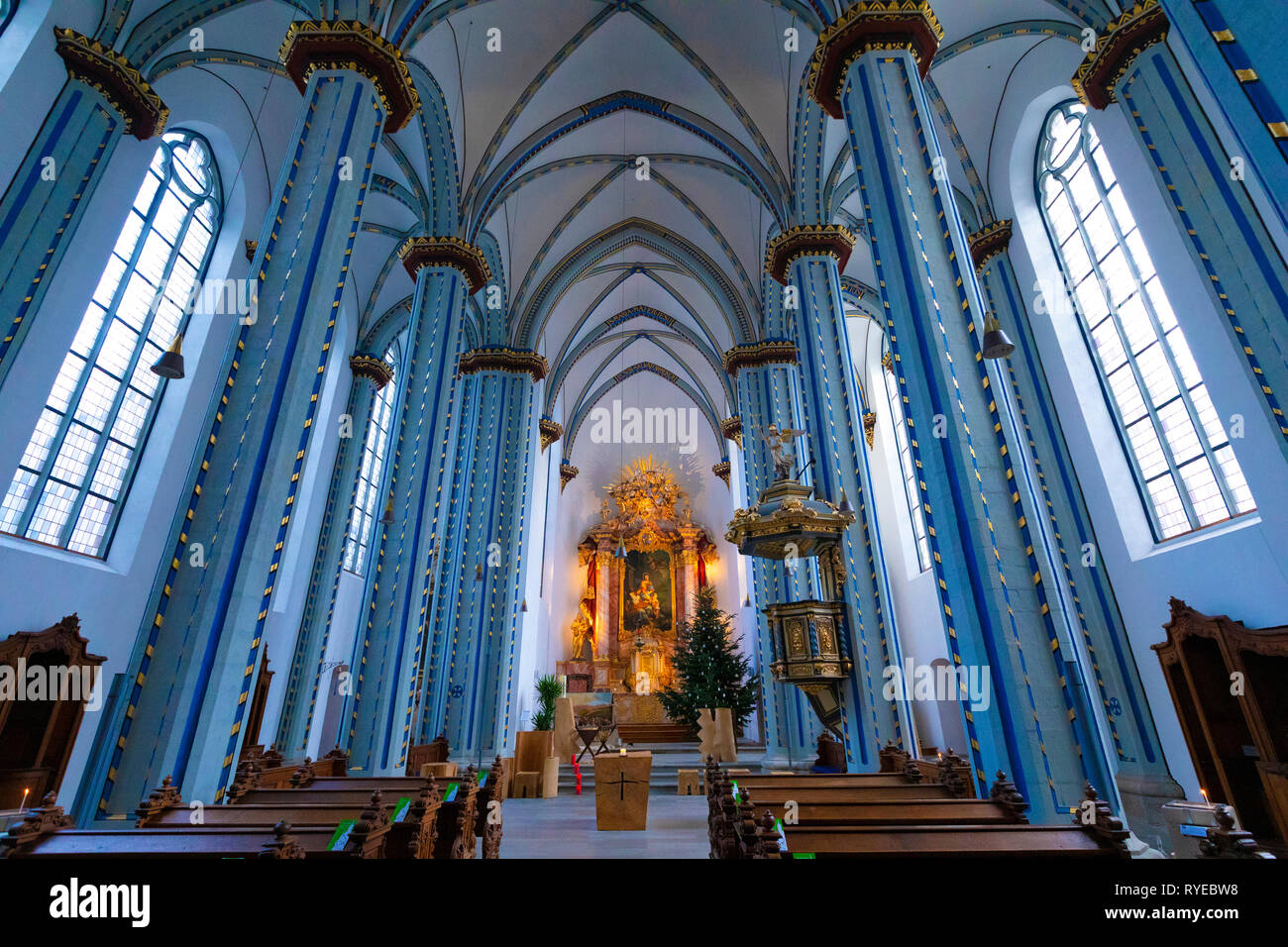 Interior of Name of Jesus Church, Bonn, Germany, Europe Stock Photo - Alamy
