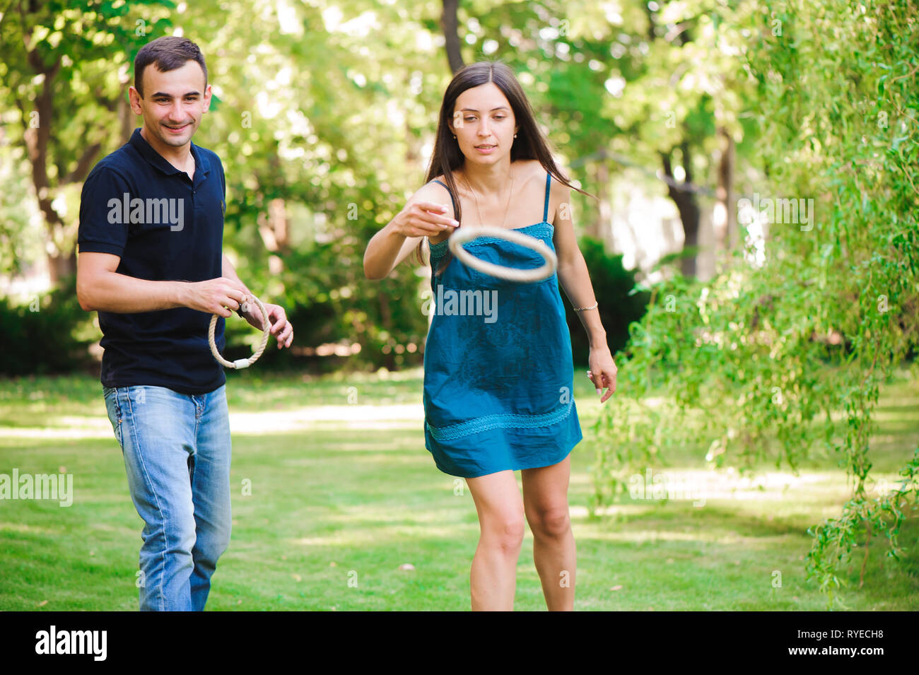 Ring Toss High Resolution Stock Photography and Images - Alamy