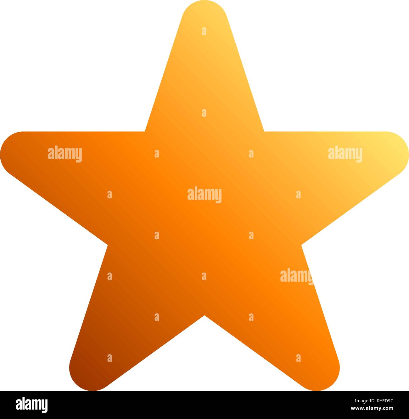 Star orange Stock Vector Images - Alamy