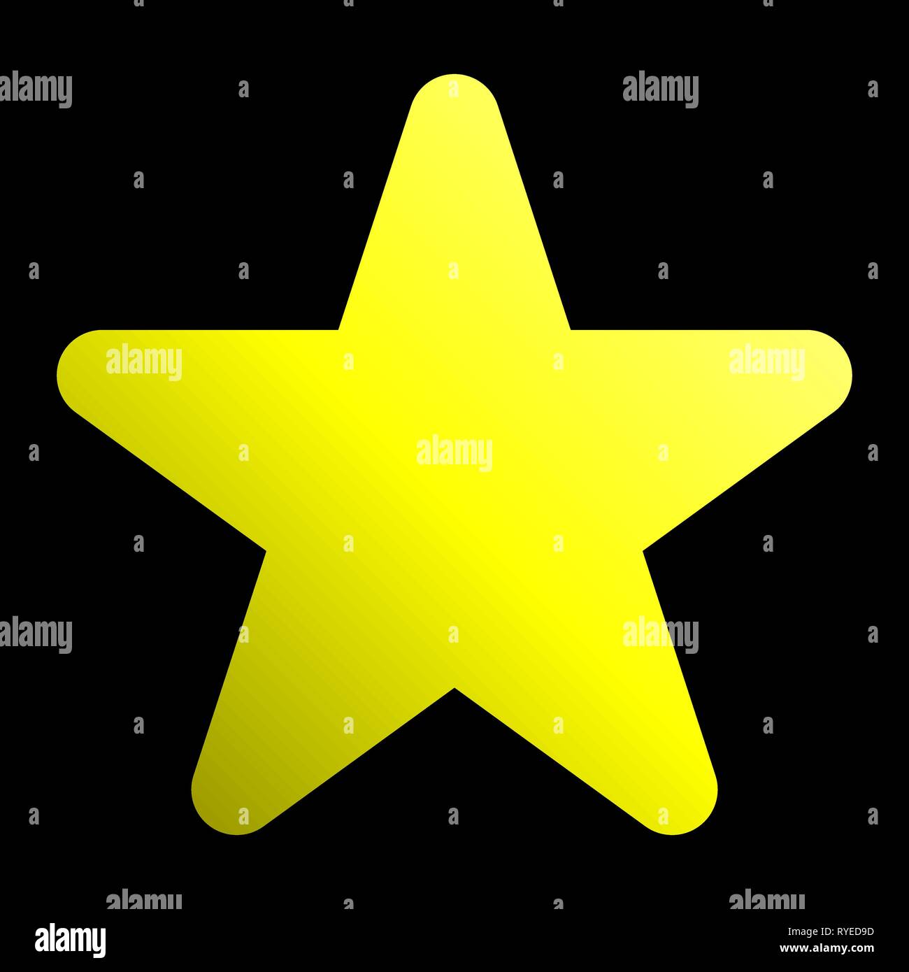 5 pointed star design Stock Vector Images - Alamy