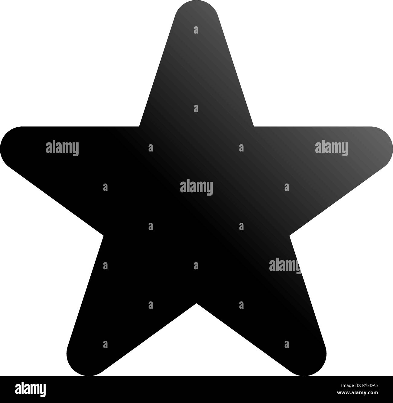 Black star symbol Black and White Stock Photos & Images - Alamy
