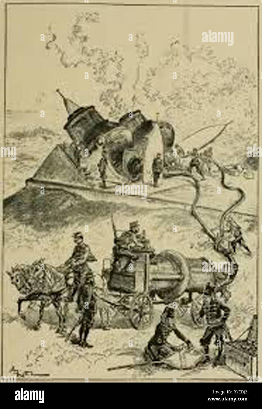 Vintage fantasy inventions illustration Stock Photo - Alamy