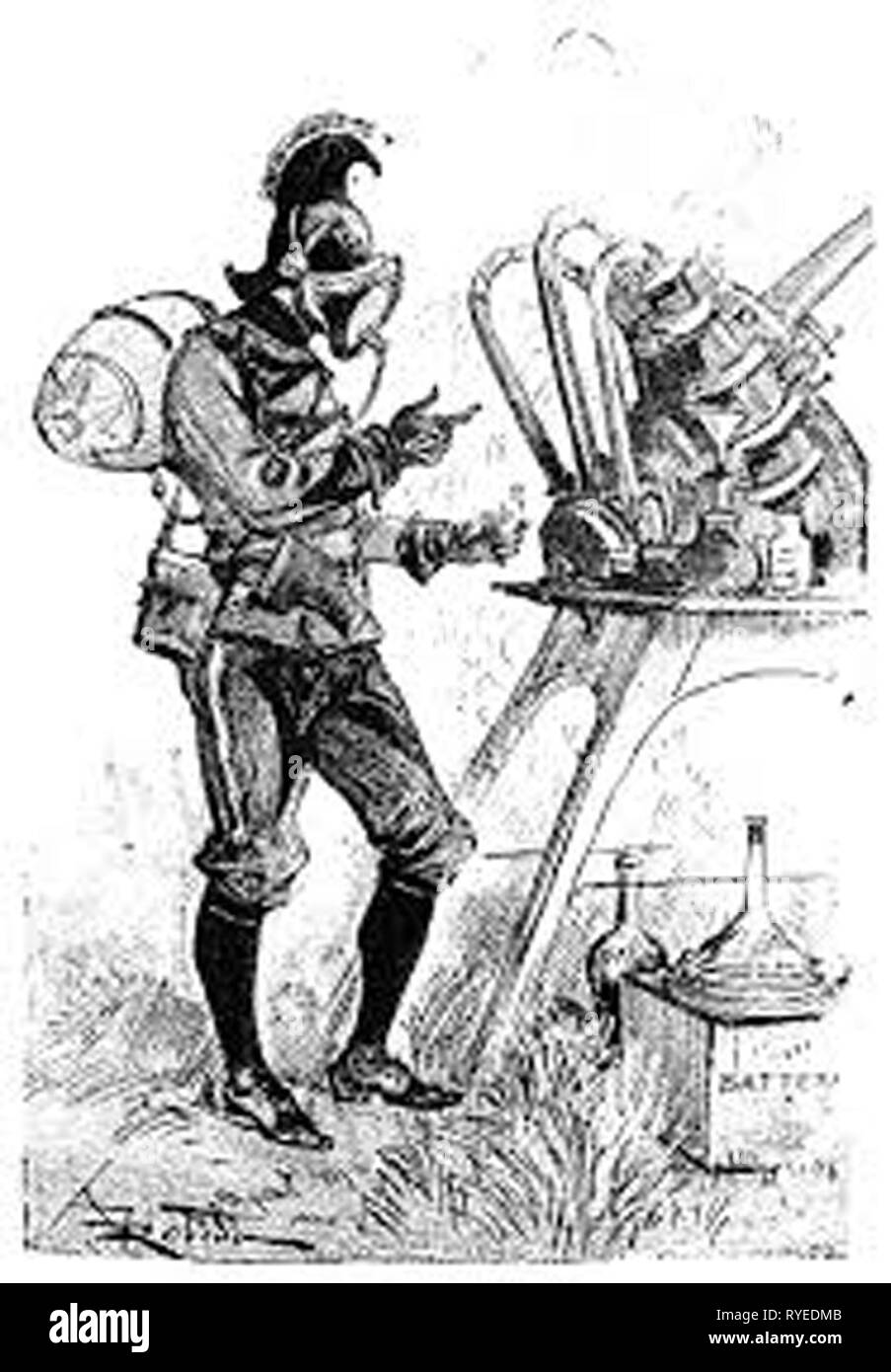 Vintage fantasy inventions illustration Stock Photo - Alamy