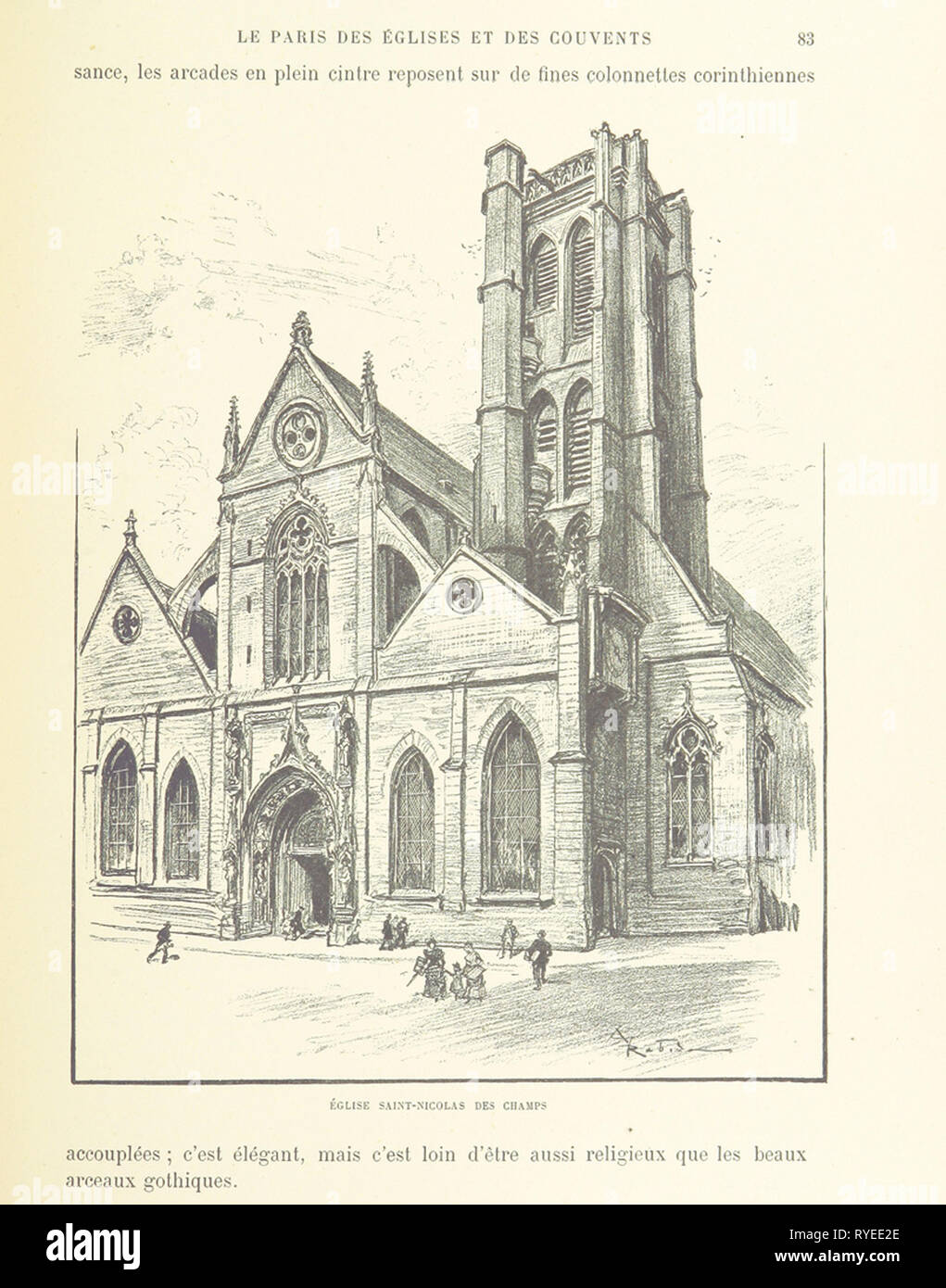 Vintage architectural illustration Stock Photo - Alamy