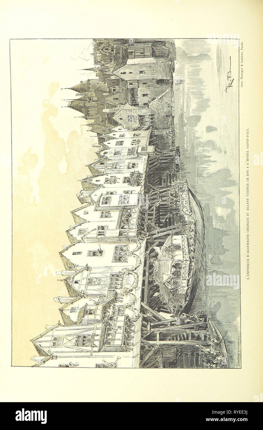 Vintage architectural illustration Stock Photo - Alamy