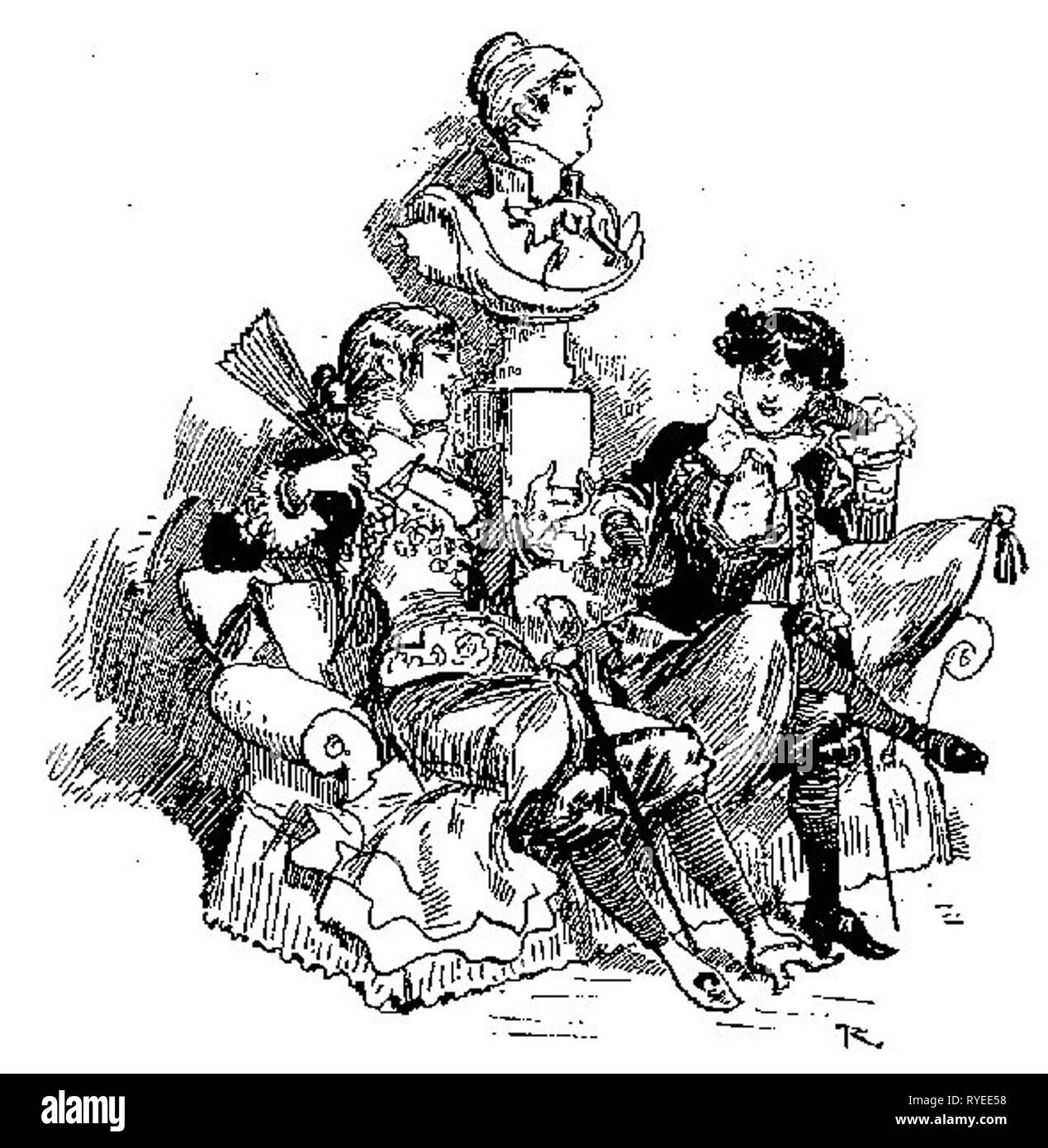 Art deco beauty illustration Cut Out Stock Images & Pictures - Alamy