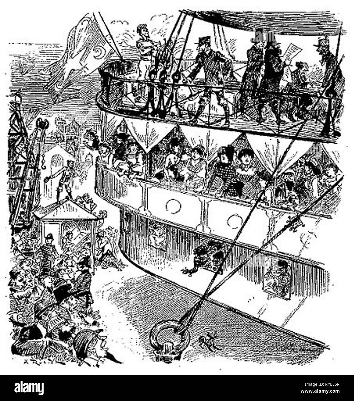 Vintage art deco drawing Cut Out Stock Images & Pictures - Alamy