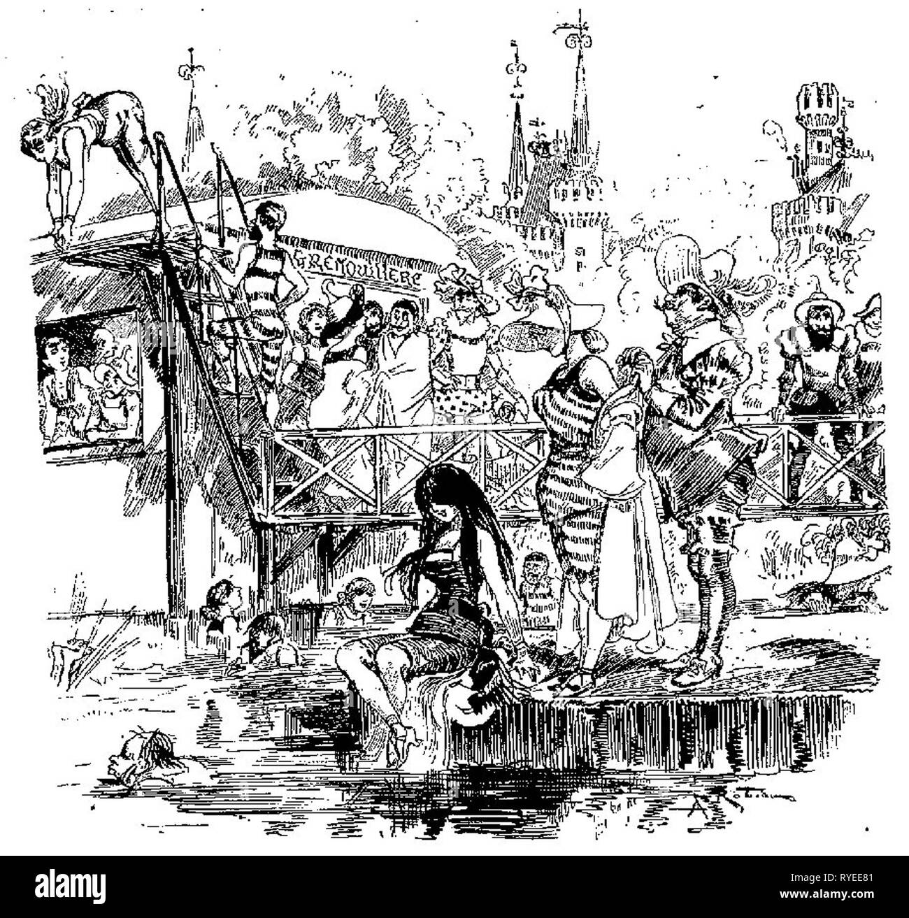 vintage illustration from Aladdin Stock Photo - Alamy
