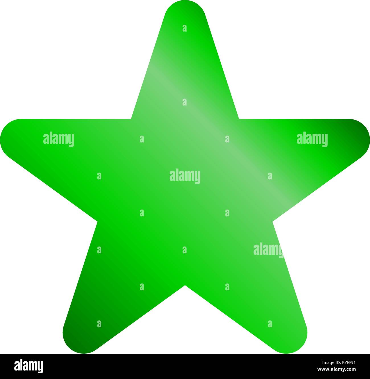 Green Stars Clip Art