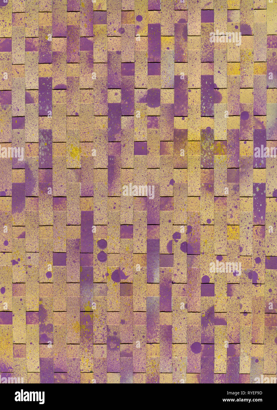 Simple stripe pattern, synthwave style. Colorful, pink and brown ...