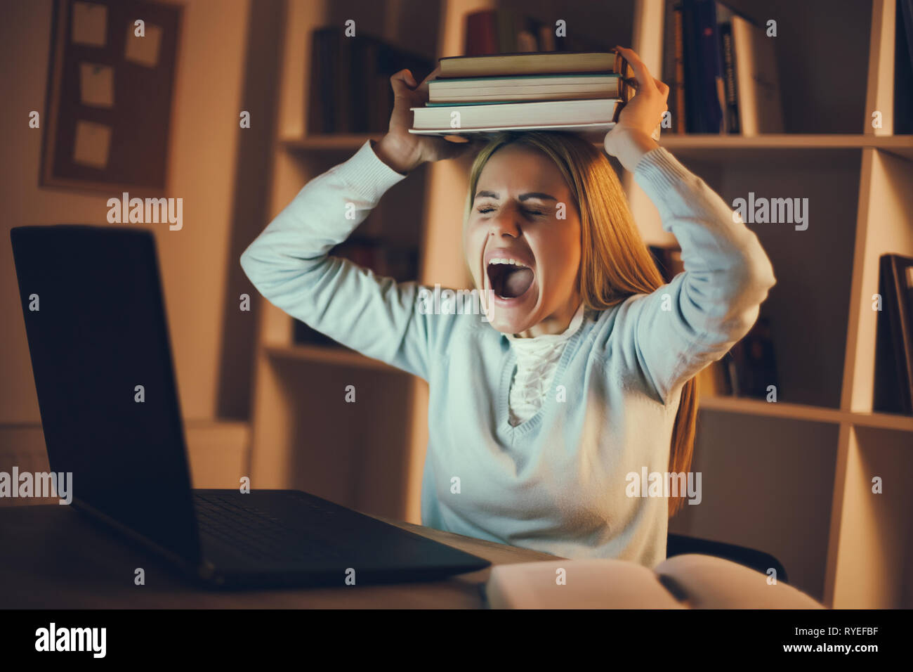 Breakdown anxious hi-res stock photography and images - Alamy