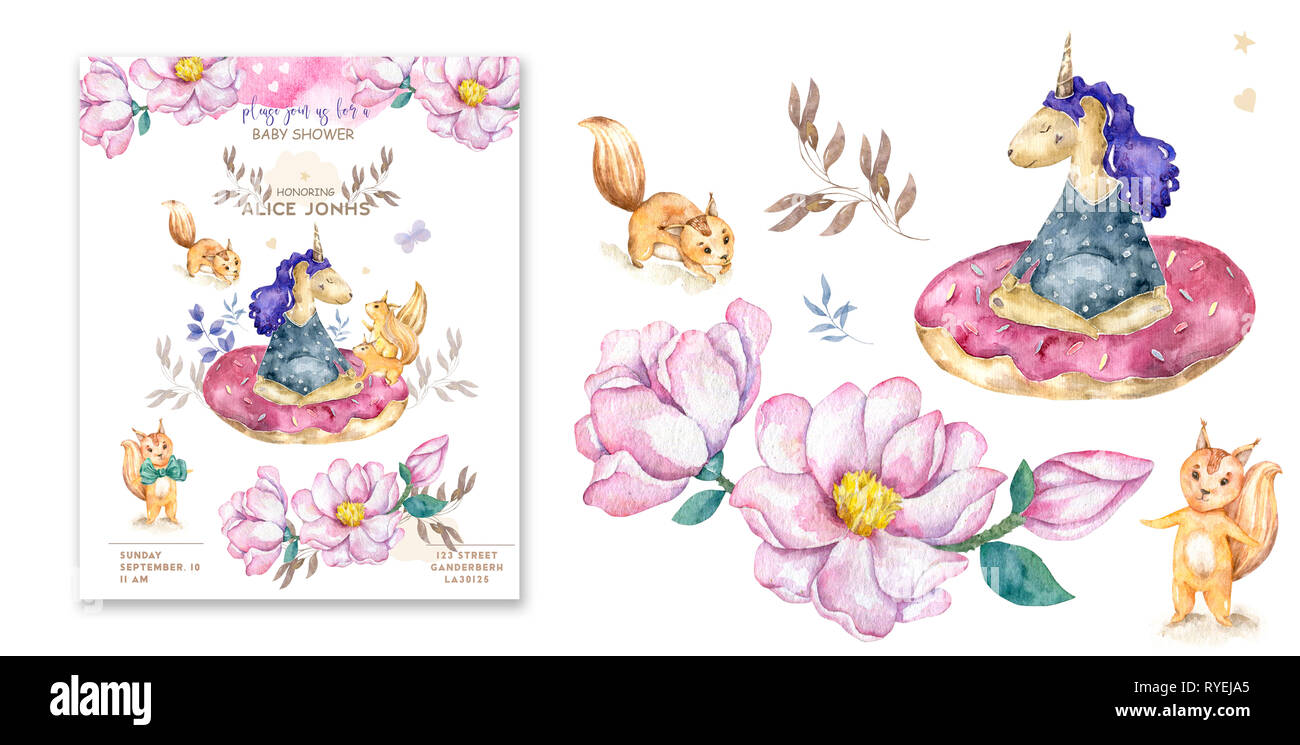 Magical time card set. Card, label and poster for printing. Magic ...