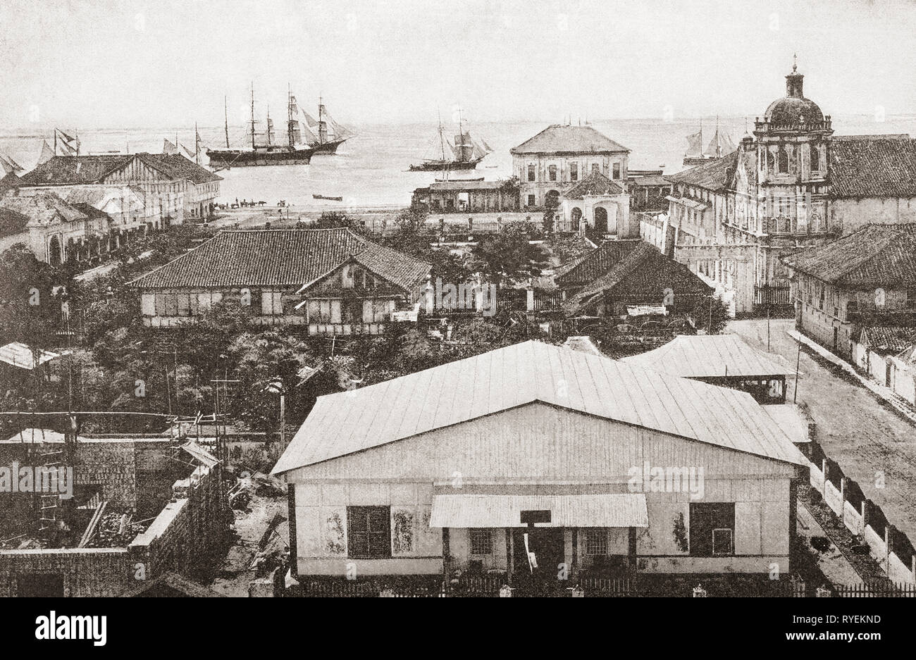 A view of Cebu, Central Visayas Region, Philippines, seen here in the ...