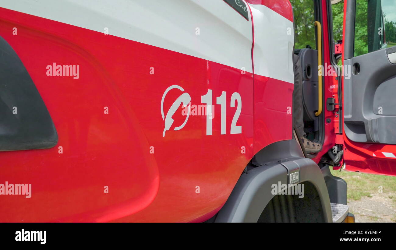 112 number sign hi-res stock photography and images - Alamy