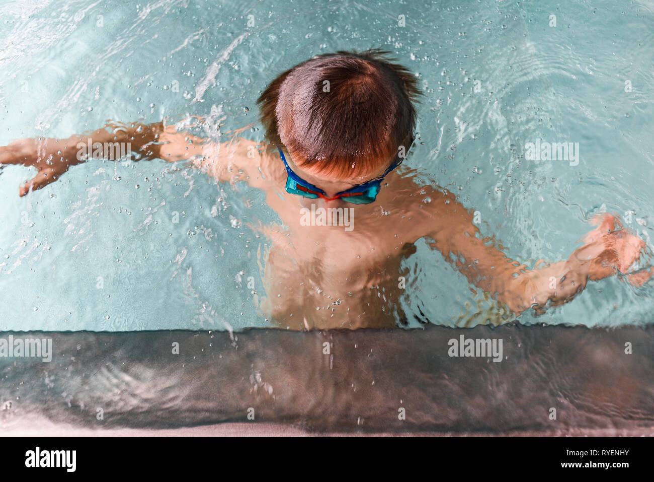 Pool drowning hi-res stock photography and images - Alamy