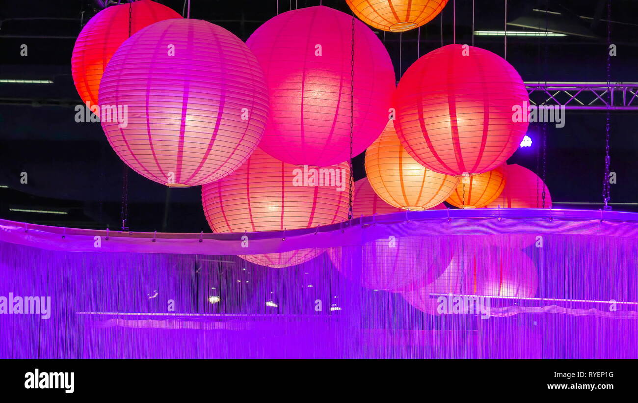 Hanging balls hi-res stock photography and images - Alamy