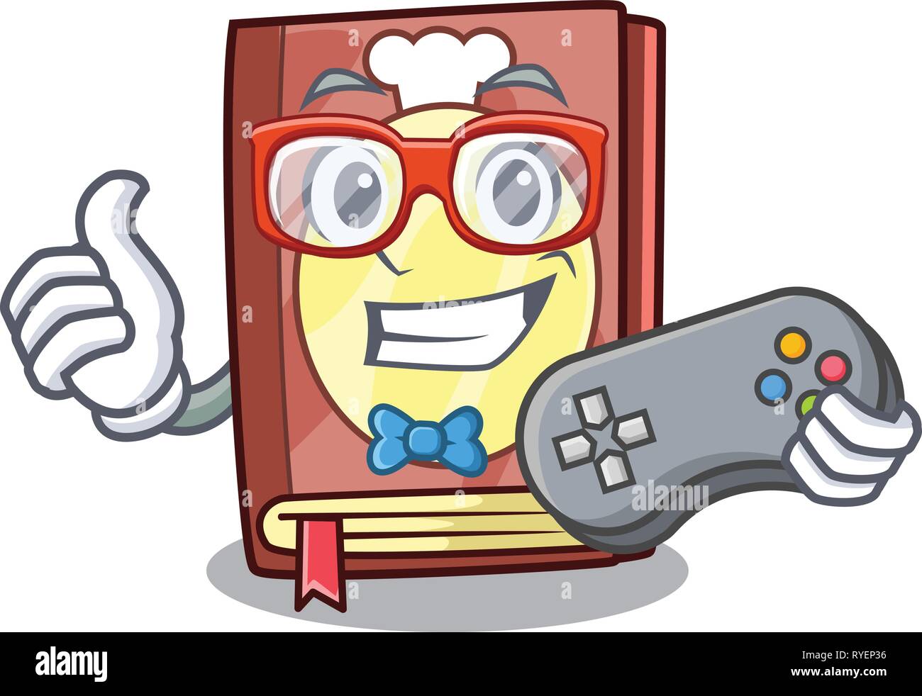 Gamer recipe book in the cartoon shape Stock Vector Image & Art - Alamy